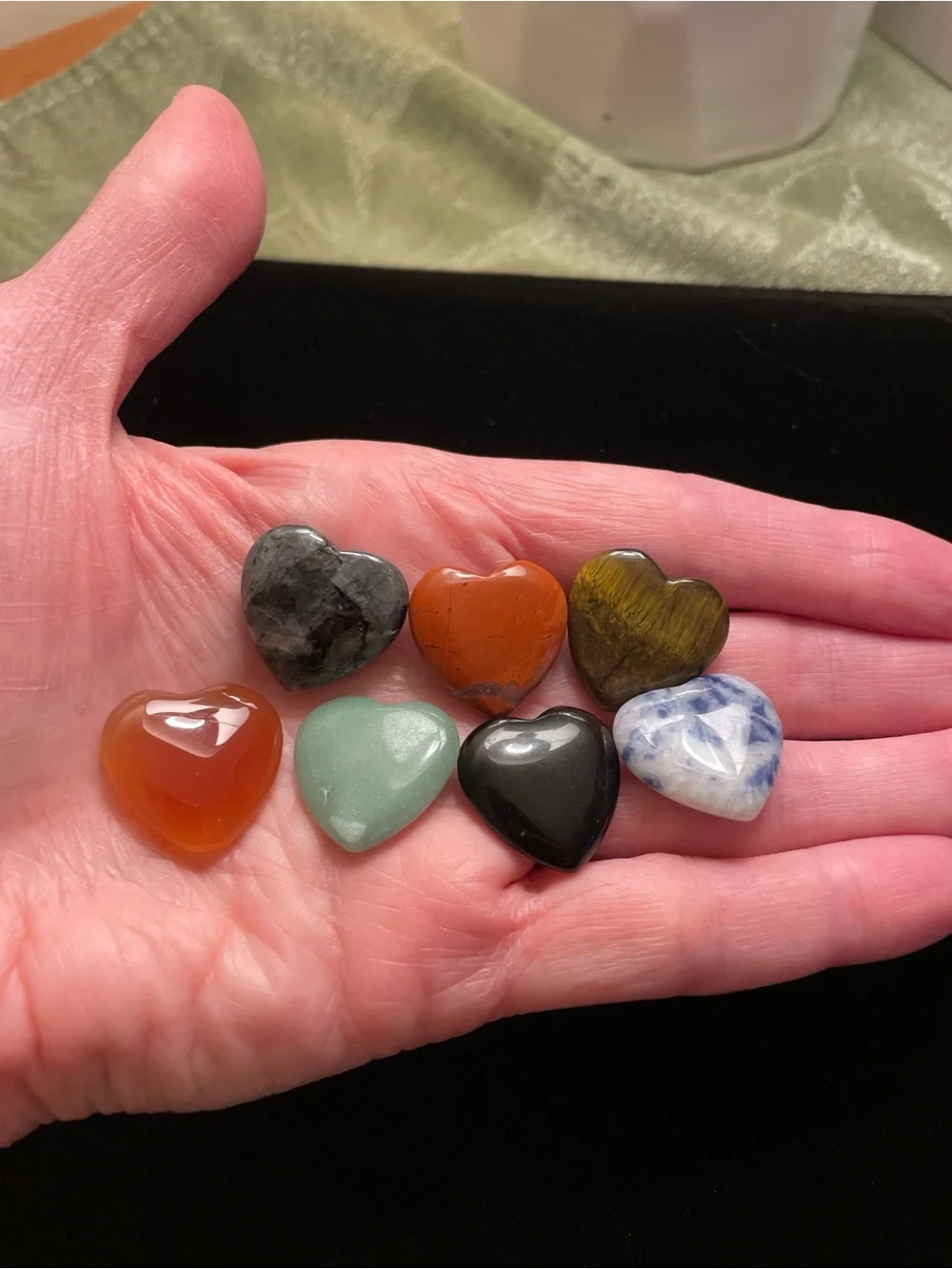 Accents | Seven Crystal Hearts | Poshmark